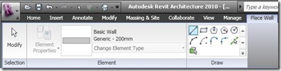 Revit Architecture User Interface | CADnotes